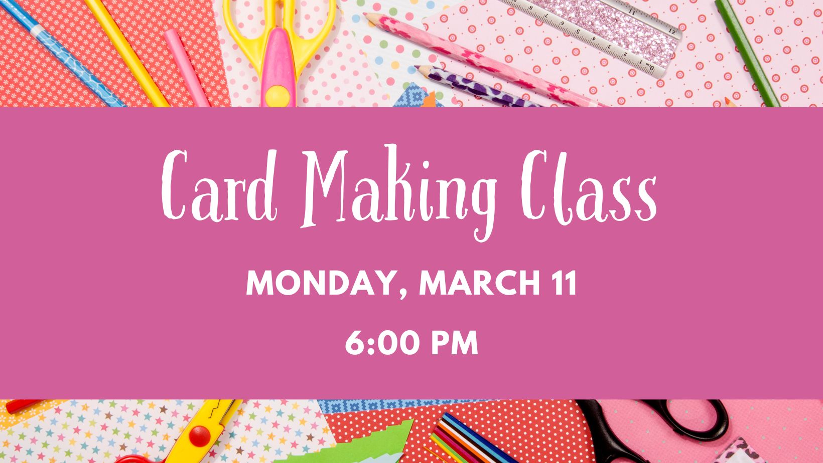 Card Making Class | Markesan Public Library